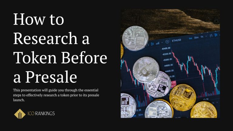 How to Research a Token Before a Presale | ICO Rankings